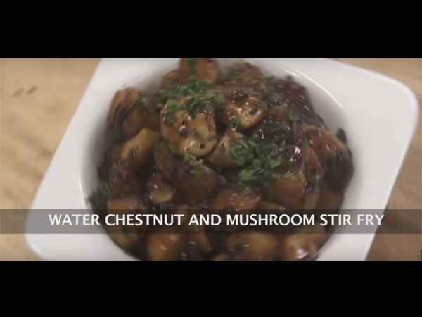 വാട്ടര്‍ ചെസ്‌നട്ട് ആന്‍ഡ് മഷ്‌റും ഫ്രൈ | Water Chestnut and Mushroom ...