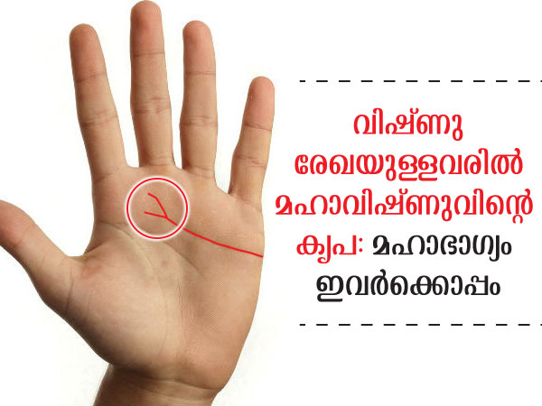 ഉള്ളംകൈയ്യില്‍ വിഷ്ണുരേഖ നിങ്ങളുടെ മഹാഭാഗ്യം സൂചിപ്പിക്കുന്നു | What is ...